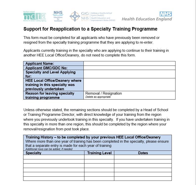 Document Library | ST3 Recruitment - Full, comprehensive guidance on ...